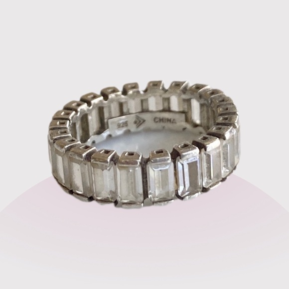 Silpada | Jewelry | Silpada Sterling Silver And Cz Baguette ...